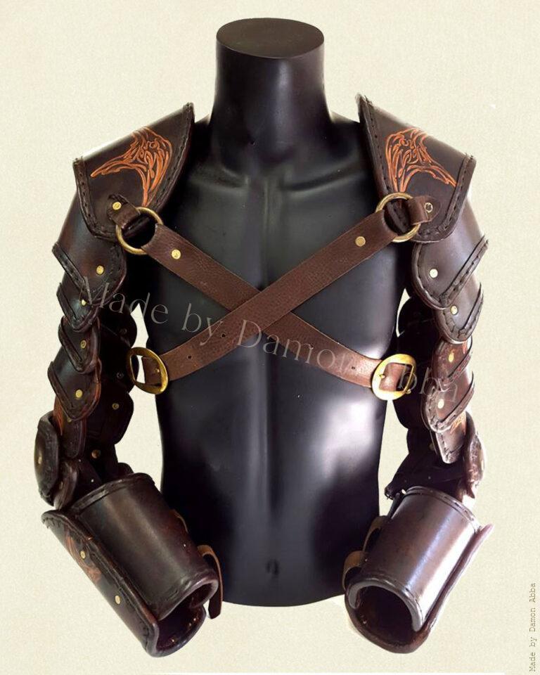 Segmented Arms – Crow Emboss – Battle Ready